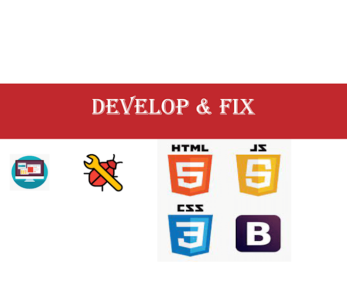 Design And Fix Html Css And Bootstrap And Web Pages By Webdesign00 