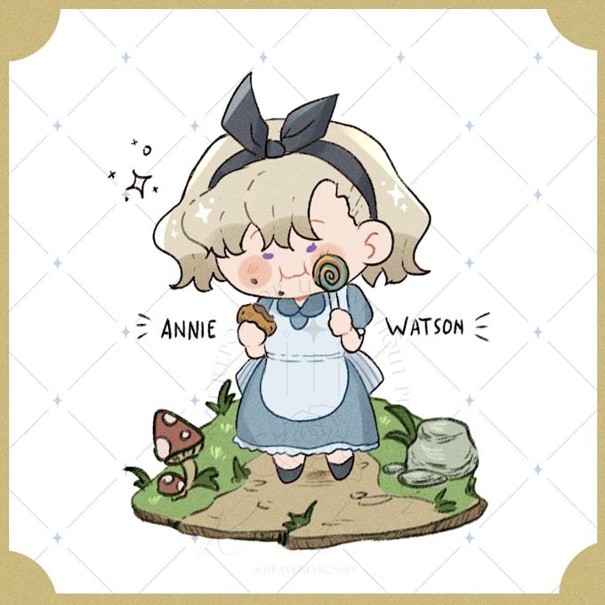 Draw cute chibi style illustration by Ucingireng | Fiverr Draw cute chibi style illustration by Ucingireng | Fiverr