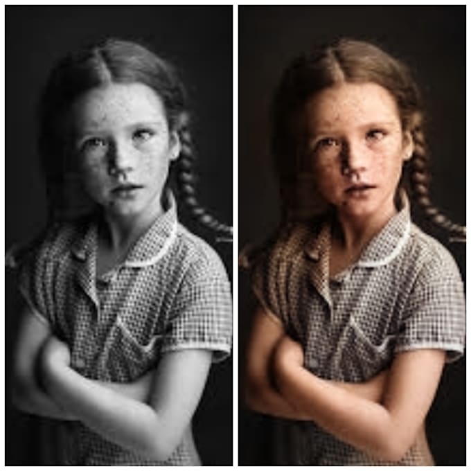 Fix the color of old photos that are not in color to be good by ...