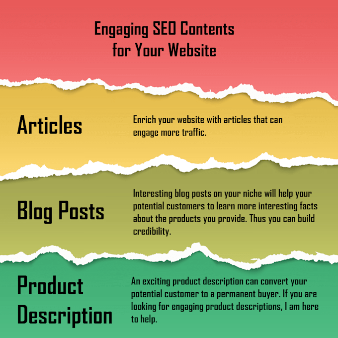 Write standard seo articles for your website by Tazrian66 | Fiverr