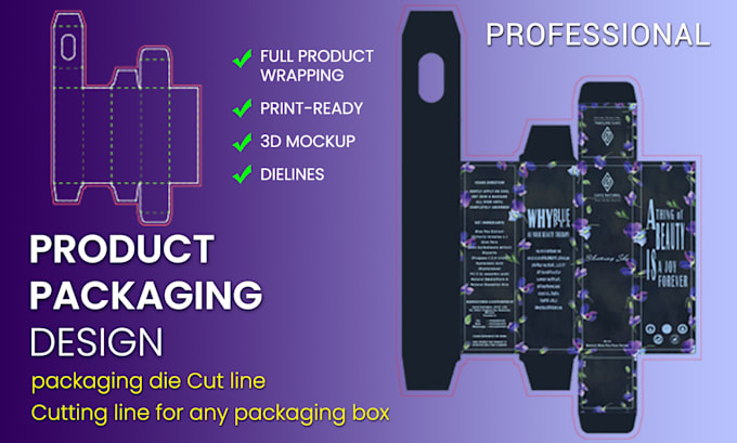 Design packaging and box design, label design, 3d mockup by Your ...