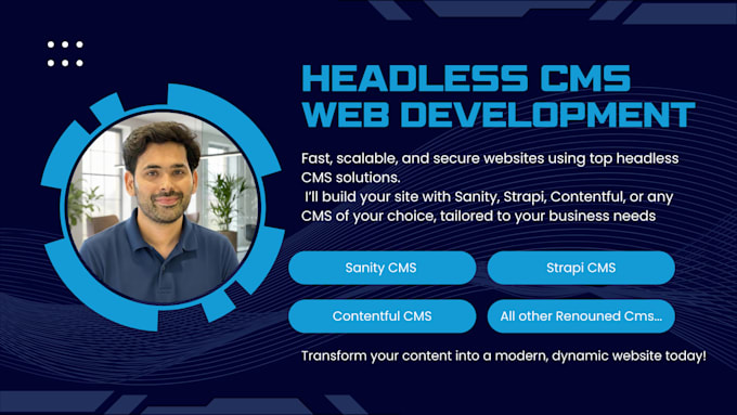 Develop website using nextjs with strapi, sanity, contentful cms by Abdullsalamabro | Fiverr