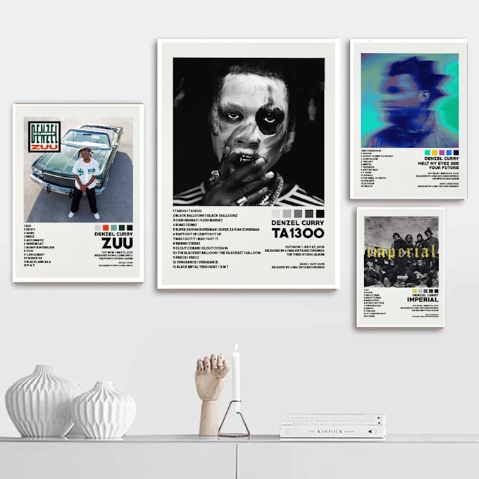 Create personalized album poster by Kylo_ken | Fiverr