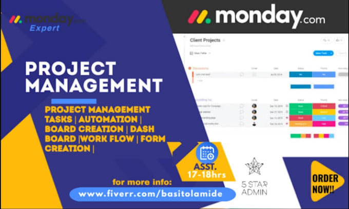 Setup Monday Workflow Monday Crm For Project Management By Basitolamide