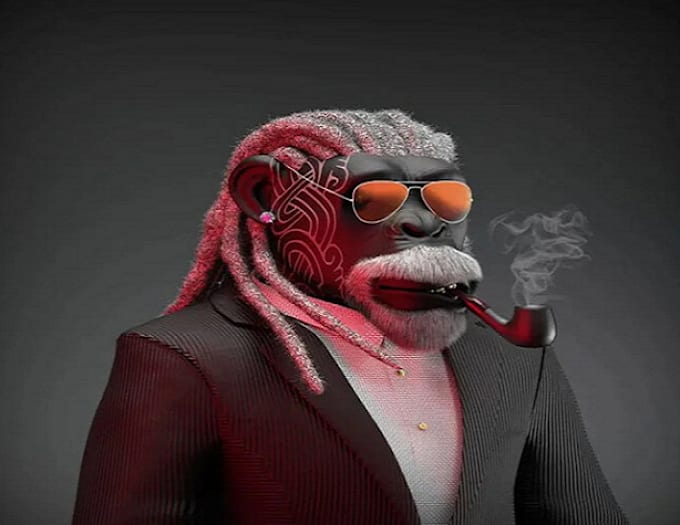 Design traits nft art, 3d model, nft collection, 3d artist nft by ...