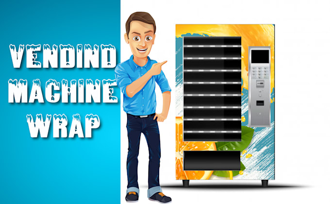 Design awesome vending machine wrap, car wrap and any kind vehicle wrap ...