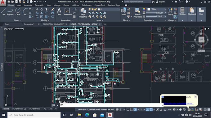 Design and draw your hvac with 2d autocad by Holuwaphemy20 | Fiverr