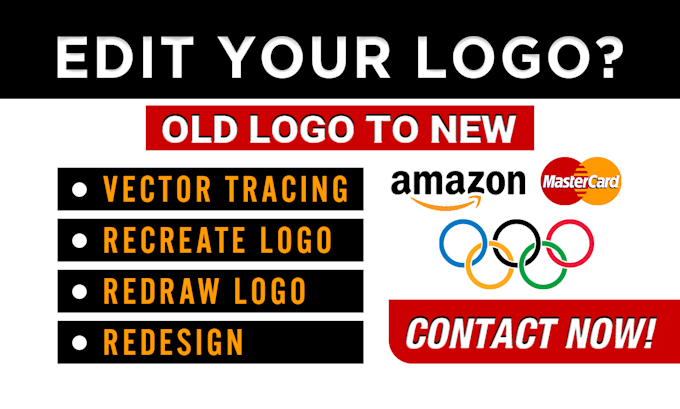 Fix, edit, update, design, or redesign your logo or any graphics work ...