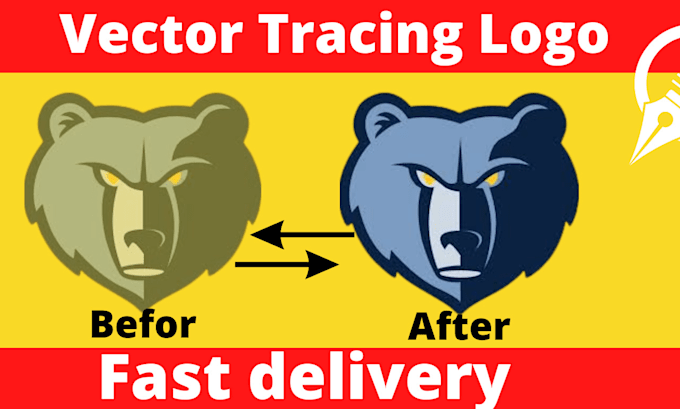 Vector tracing logo, vectorise image, convert to vector by Aliraza00032 | Fiverr