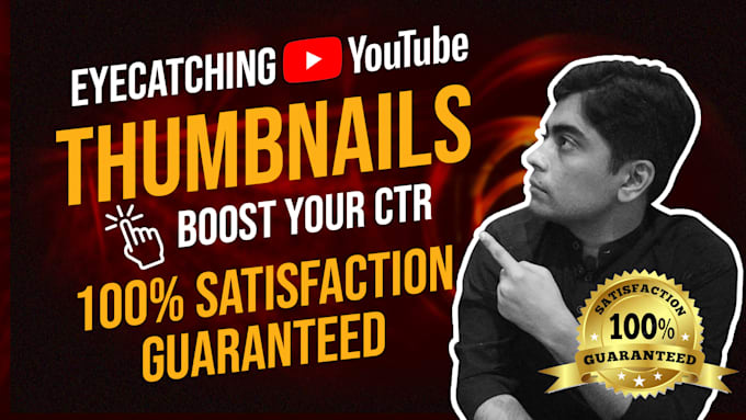 Create a professional youtube thumbnail design to boost channel ctr by ...