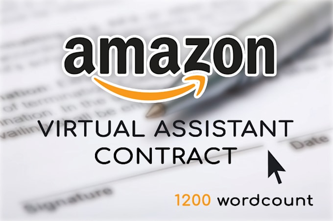 Create an airtight amazon virtual assistant contract by Zakariaazhari ...