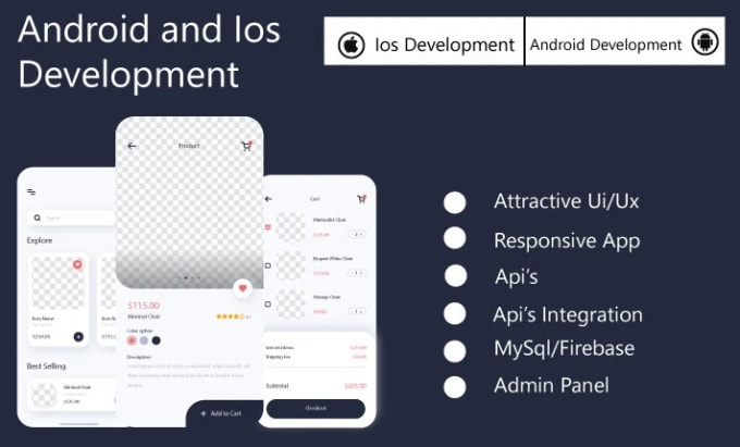 Android And Ios App Using Flutter Mobile App Development By Savaniriken Fiverr