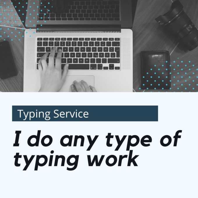 Do a fast typing job by Freelancer1si | Fiverr Do a fast typing job by Freelancer1si | Fiverr