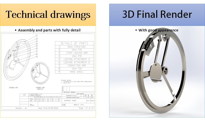 Do 2d cad drawing to 3d model by Supunmj999 | Fiverr