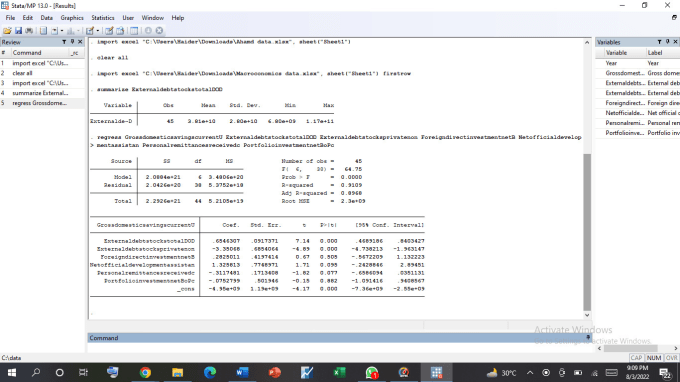 Do Econometrics Analysis Using Stata And Eviews By Haidri10 Fiverr