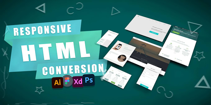 Convert psd to html, css figma to html, css responsive by Michick | Fiverr