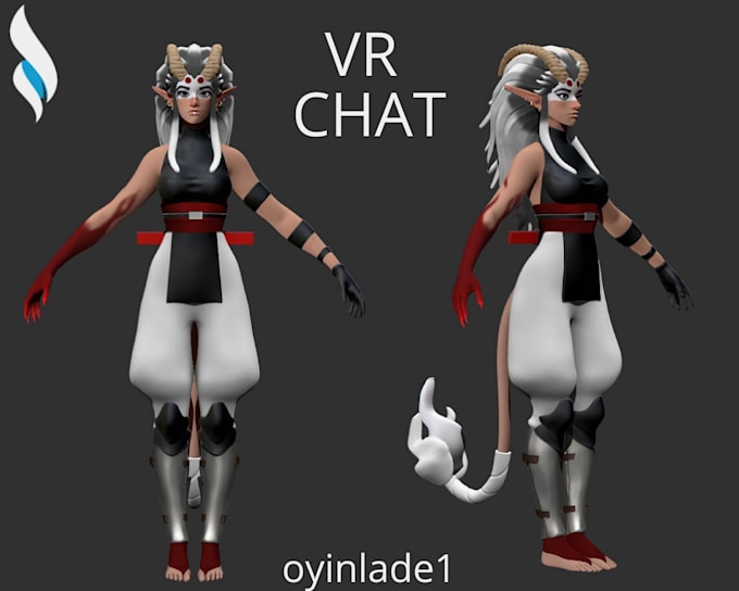 Do vrchat avatar, 3d model, vrchat, vr chat avatar, vtuber, avatar, by ...