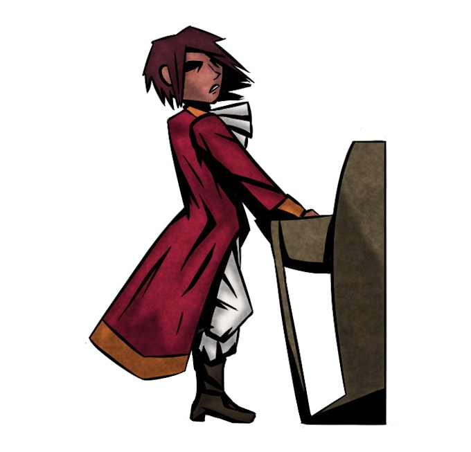 Make a sprite in the darkest dungeons 1 style by Cblue8282 | Fiverr