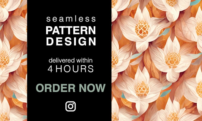 Create seamless pattern designs by Geniusondemand | Fiverr