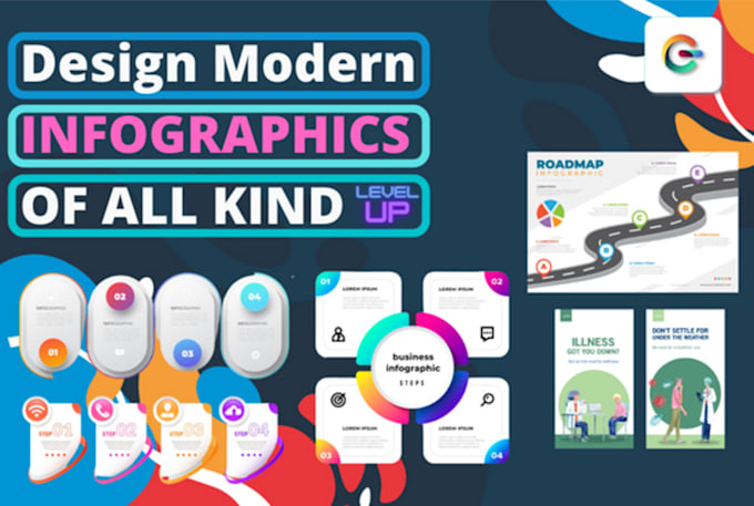 Design creative infographics, custom unique infographics for your brand ...