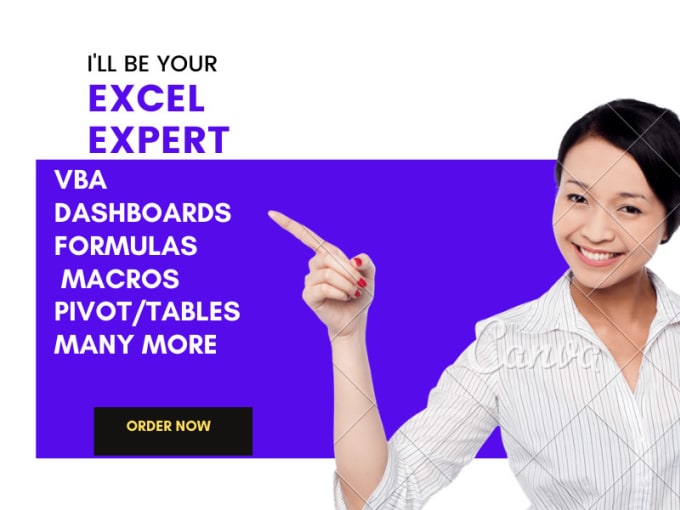 Do any microsoft excel formula, excel macro, excel vba and chart by ...