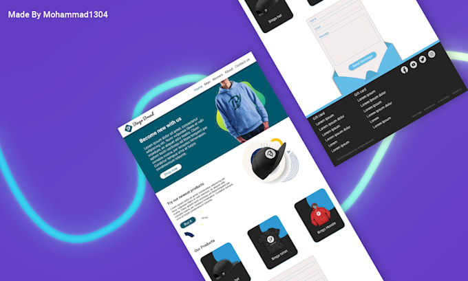 Create modern quality website design in figma by Mohammad1304 | Fiverr