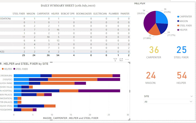 Make data visualization as per your data requirement by Baberkhan107 ...