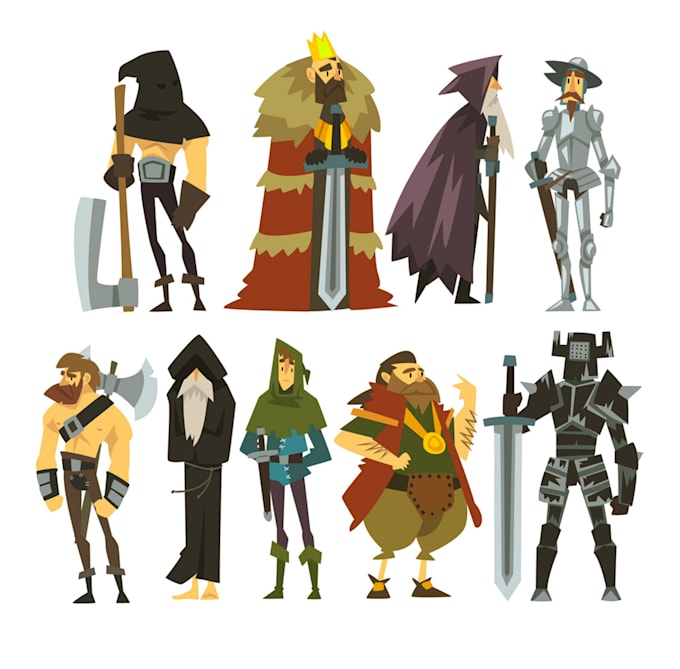 Draw realistic 3d game characters for unity unreal engine by Evoluon ...