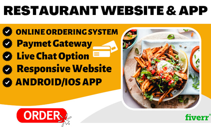Create restaurant website with online food delivery system by ...