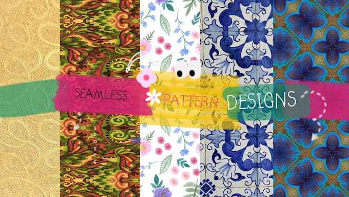 Create professional seamless pattern designs by Ik2406 | Fiverr