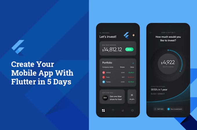Develop android and ios mobile app using flutter by Baniakram09 | Fiverr