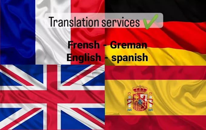 Manually translate english to french, german and spanish by Aminayeri ...
