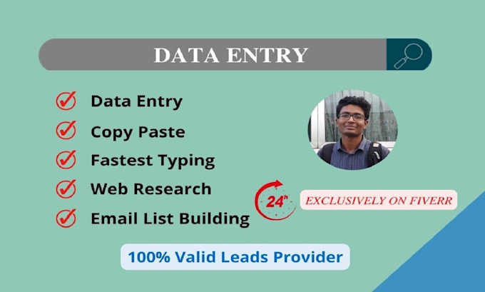 Do data entry, data collection through web research by Shyamol71 | Fiverr