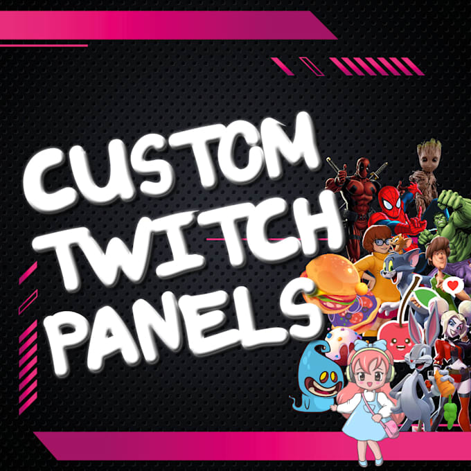 Create professional twitch panels for your stream by Asaracevic | Fiverr