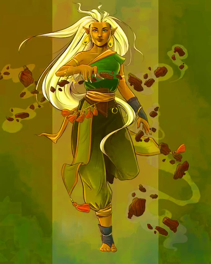 Make dnd character, character design, game art and dd party by ...