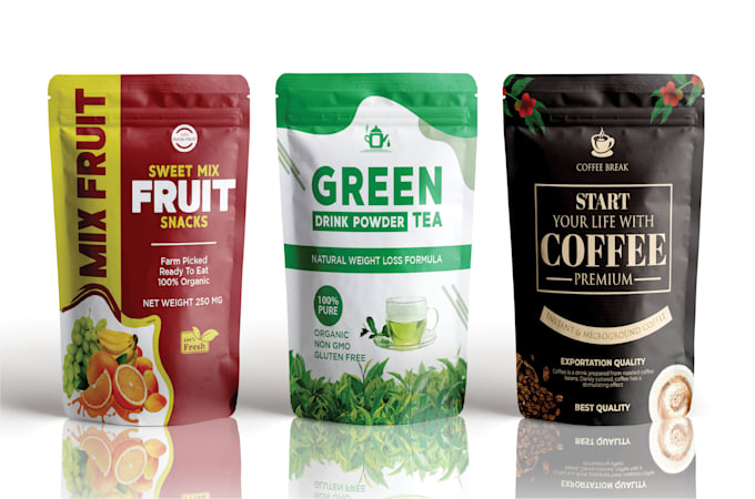 Do pouch design, pouch label, mylar bag, and food packaging design by ...