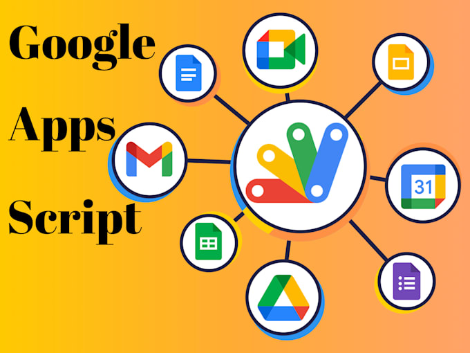 Code google apps script for sheet, form, doc, gmail, calendar, slides ...