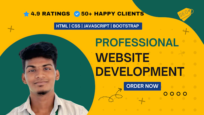 Develop a responsive web app using html, css, js, react and firebase by ...