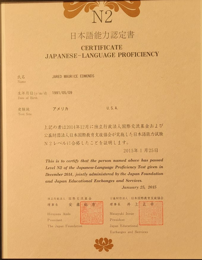 Translate your document from japanese to english by Nihongowasha | Fiverr