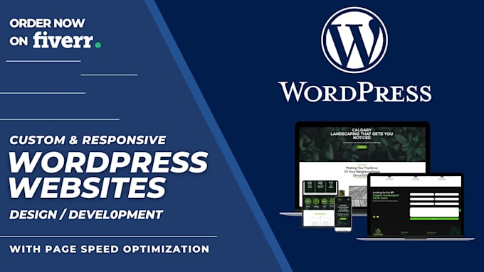 Create responsive wordpress website design by Person3hree | Fiverr