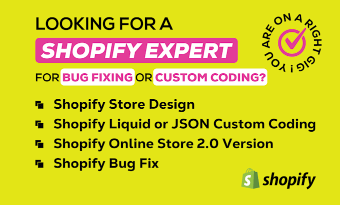 Do Customize And Create Shopify Store 2 Bug Fix Custom Liquid Or Json Coding By Webmangig Fiverr