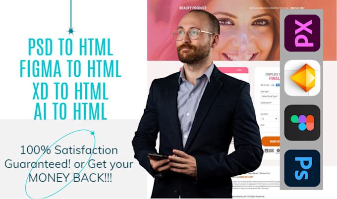 Design responsive website with html5, css3, bootstrap, and jquery by Ashishsharma645 | Fiverr