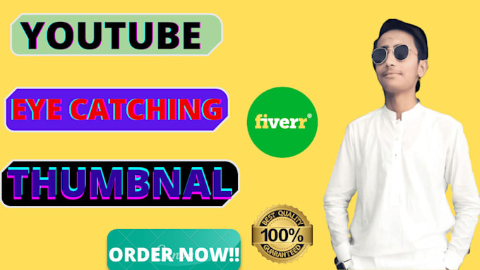 Design eye catching youtube thumbnail by Abubakarshaikh9 | Fiverr