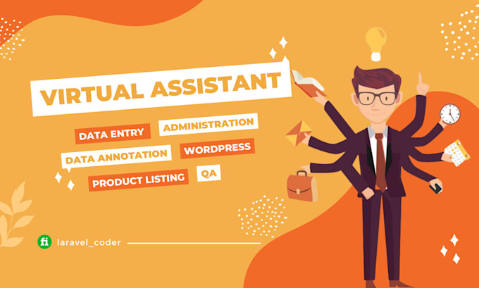 Be your project management data entry virtual assistant by Laravel ...
