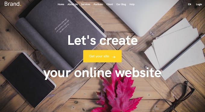 Code interactive landing page with html5, css3, and js by Muhammad_af9 ...