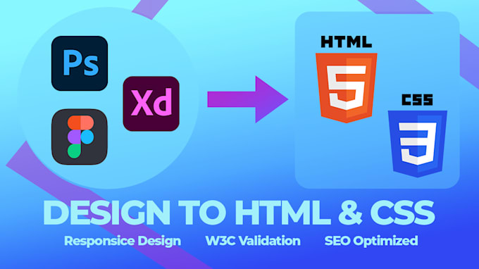 Convert Your Designs Into Responsive Html Css Templates By Arthurvives Fiverr