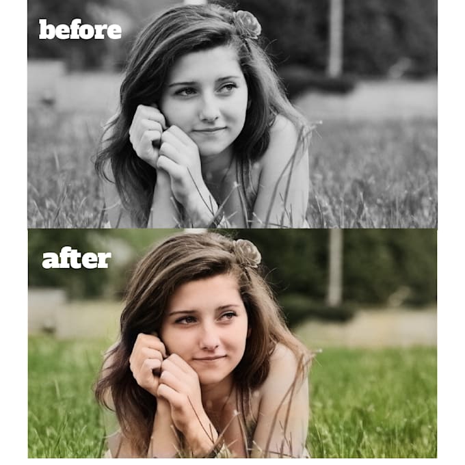 Turn black and white photos into color by Anjassumpena | Fiverr