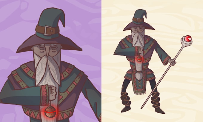 Make an illustration of your dnd character by Marzauro | Fiverr