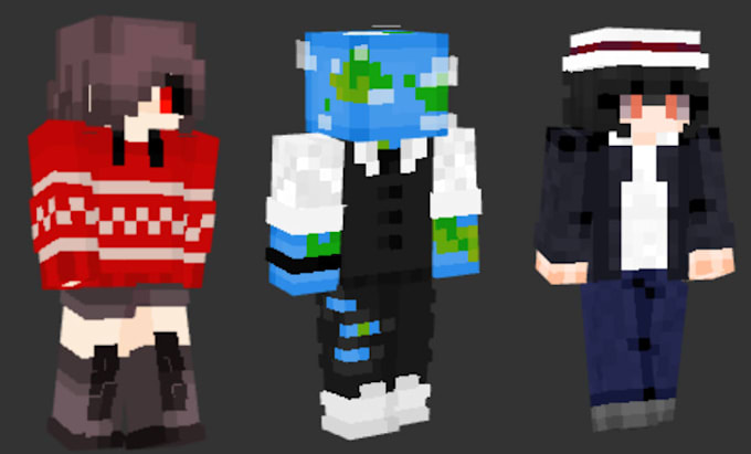 Make a beautiful minecraft skin for you by Skinfiverr | Fiverr