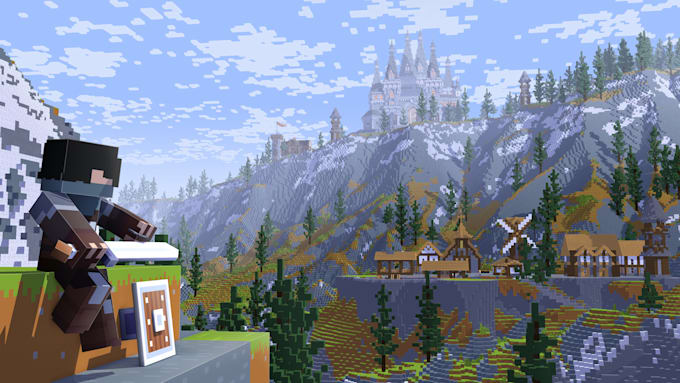 Make mojang style minecraft renders of whatever you want by Behnja | Fiverr